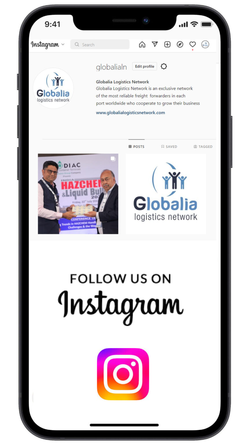 Globalia Logistics Network's new Instagram handle